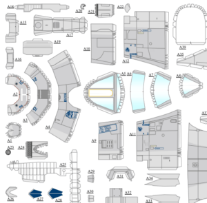 Papercraft do avião A10-A Thunderbolt