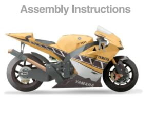Papercraft da moto Yamaha YZR-M1 50th Anniversary