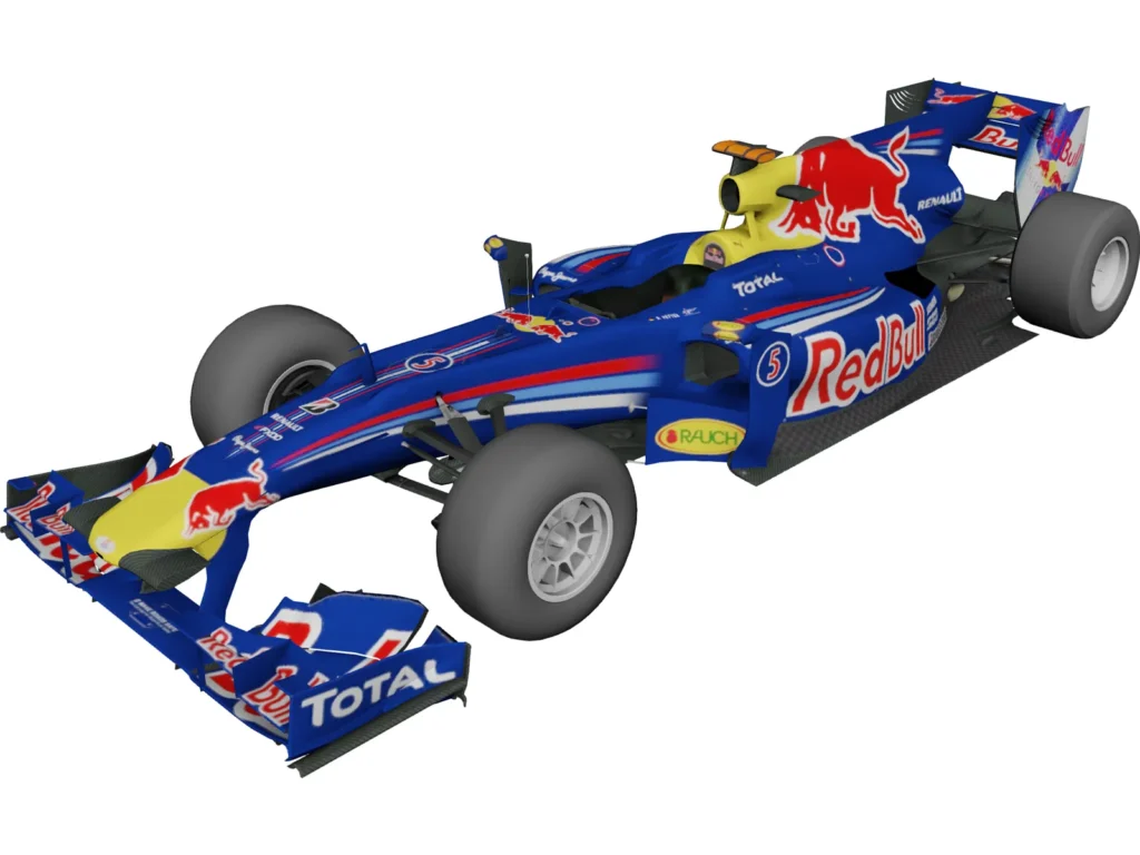 Papercraft do carro de F1 Redbull 2009